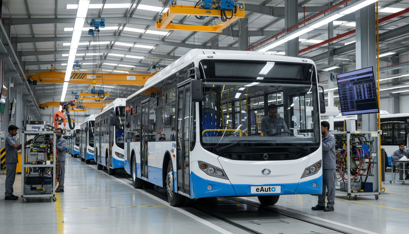 Olectra Greentech Commences Operations at New EV Bus Manufacturing Fac