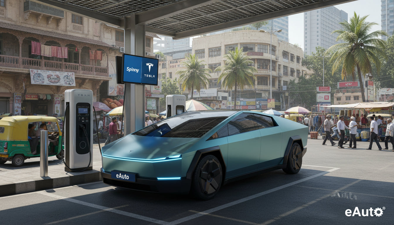 Spinny and Tesla Collaborate to Accelerate EV Transition for Indian Co