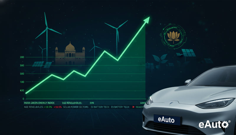 Green Energy Stocks Lead Indian Market Rally as EV and Renewable Compa
