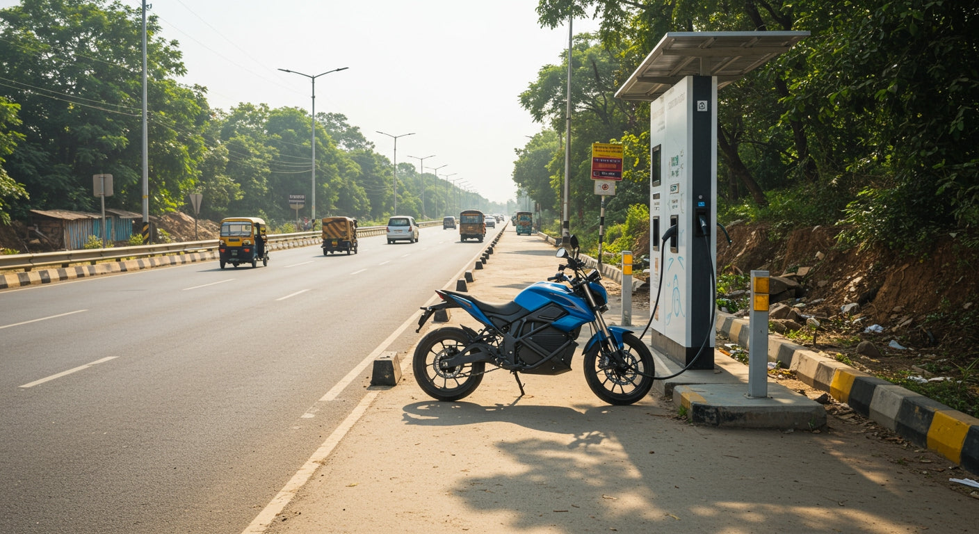 Government Announces Major Incentives for Two-Wheeler EV Charging Stat