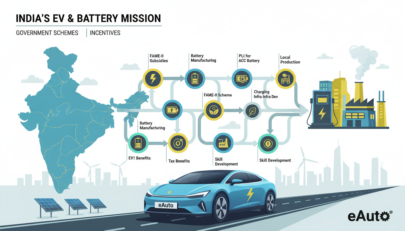 Government Reviews Key EV Schemes to Accelerate Manufacturing and Adop