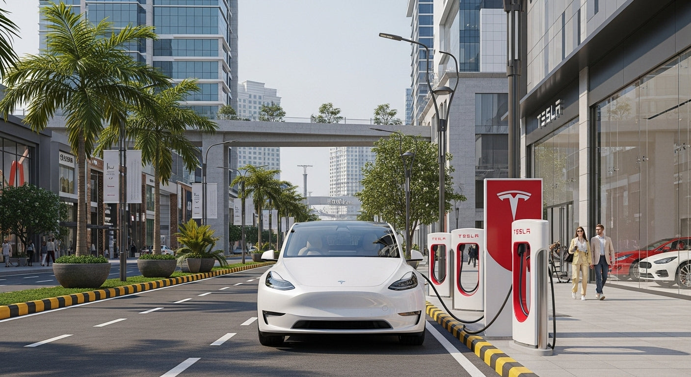 Tesla Model Y Sales See Decline in India Despite Overall EV Market Exp
