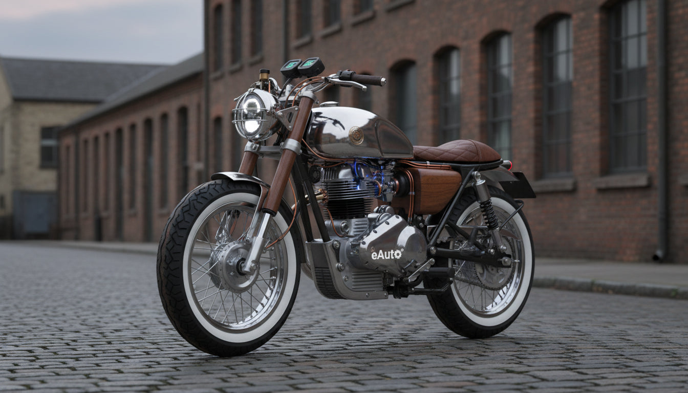 Royal Enfield Readies 'Flying Flea C6' Electric Motorcycle for Indian