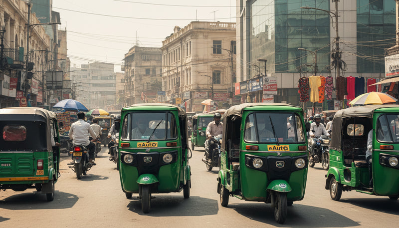 Electric Three-Wheelers Drive India's Urban EV Transition