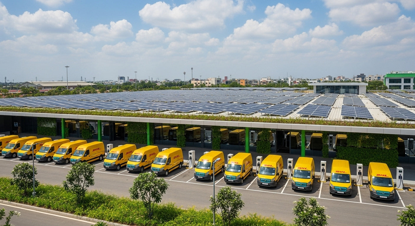 DHL to Invest €1 Billion in India's EV Logistics Infrastructure by 203