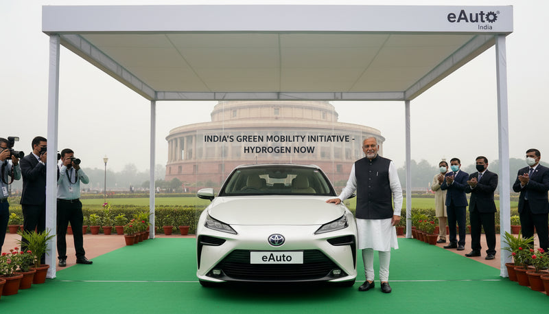 India Explores Hydrogen Mobility with New FCEV Pilot Project