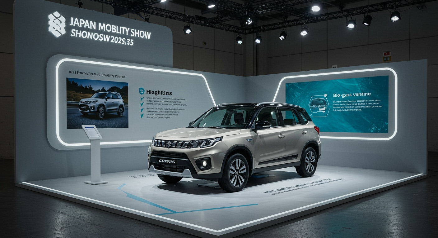 Maruti Suzuki To Showcase Victoris Bio-Gas Variant At 2025 Japan Mobil