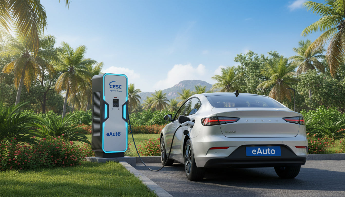 CESC Launches New 30 kV Fast Charging Station for Electric Vehicles in