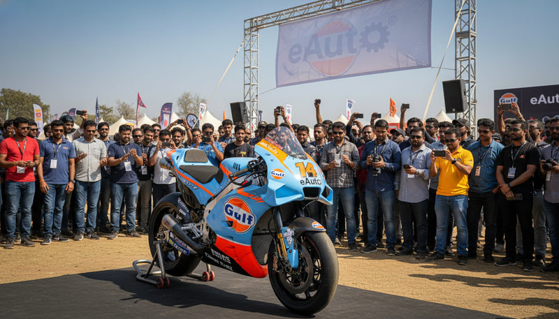 MotoGP Race Bike Showcased for the First Time in India at India Bike W