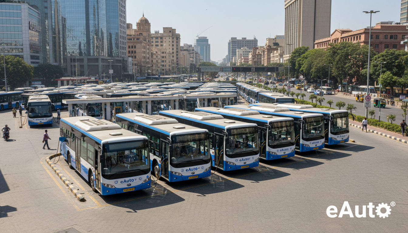 Newcomers Dominate India's ₹10,900 Crore Electric Bus Tender, Surprisi