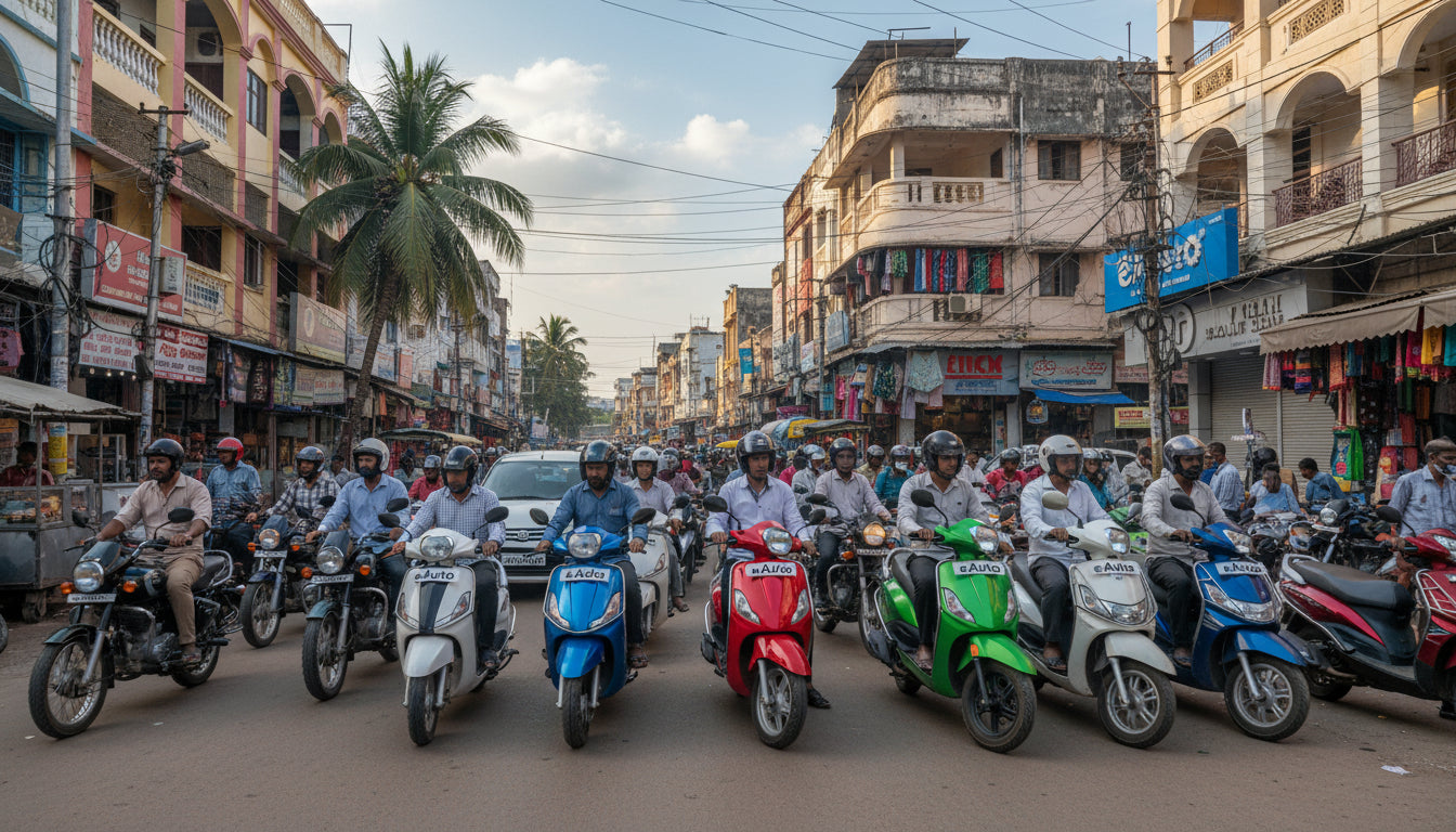 India's Motorcycle Production Soars, Electric Two-Wheeler Sales Gain M
