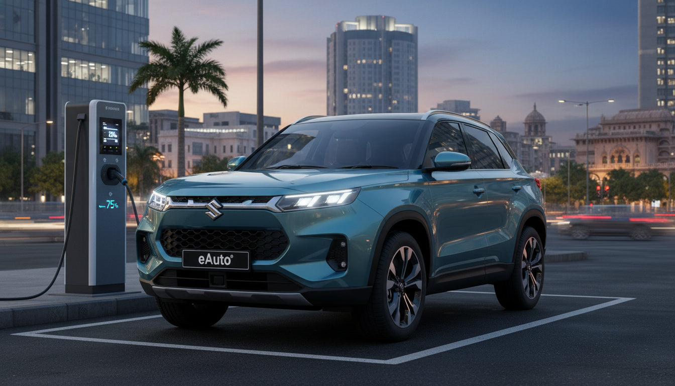 Maruti Suzuki e-Vitara Showcased with Advanced Features Ahead of 2026