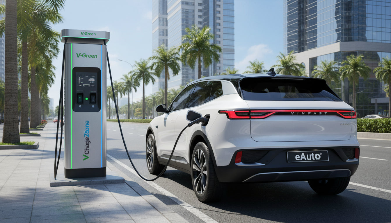 VinFast Partners with ChargeZone to Establish Dedicated EV Charging Ne