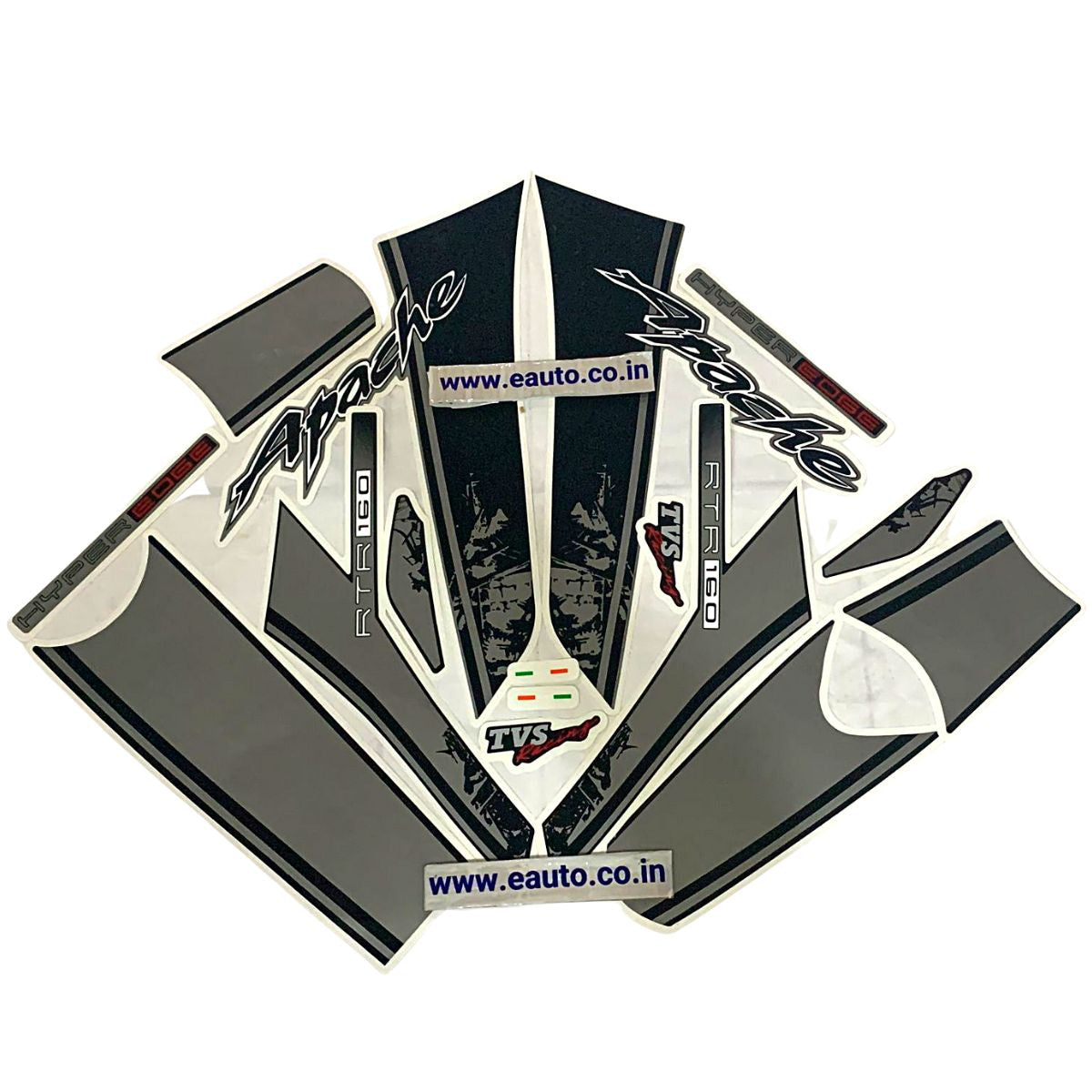 Graphics Sticker Set for TVS Apache RTR 160 | Hyper | Red Bike | Vinyl