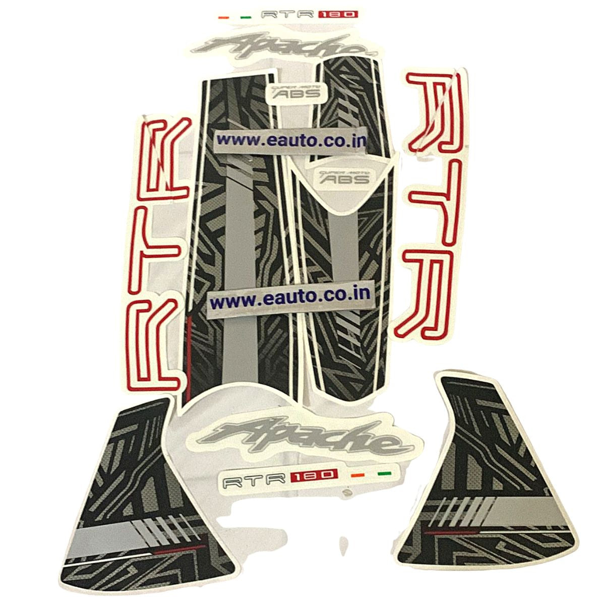 Graphics Sticker Set for TVS Apache RTR 160 | Racing | 2019 Model | Bl
