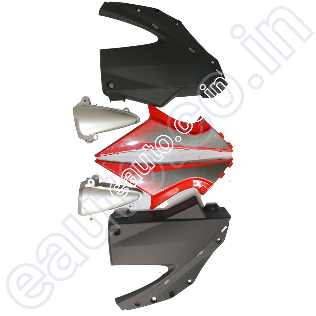 Side Panel for Hero CBZ Xtreme Type 2 | Set of 2 | Red