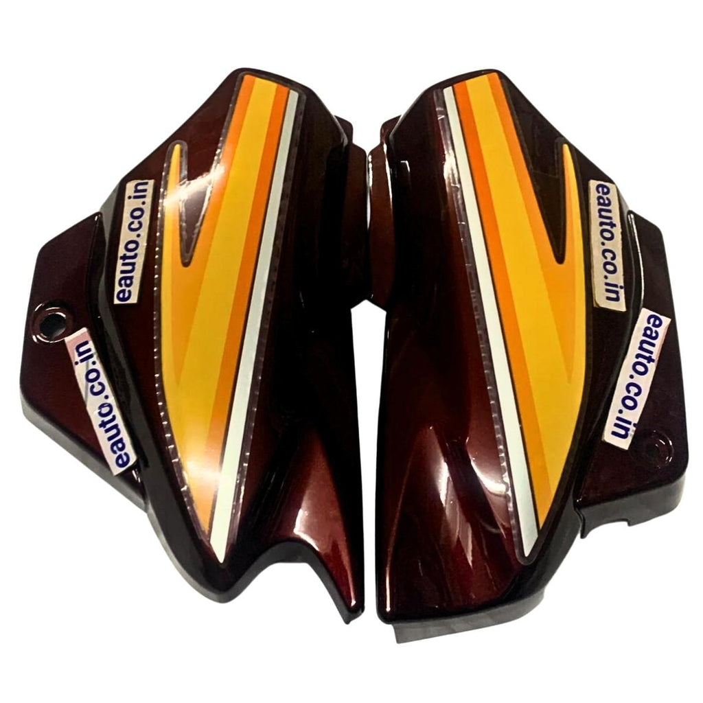 Side Panel for Hero Super Splendor | Type1 | Wine Red Colour