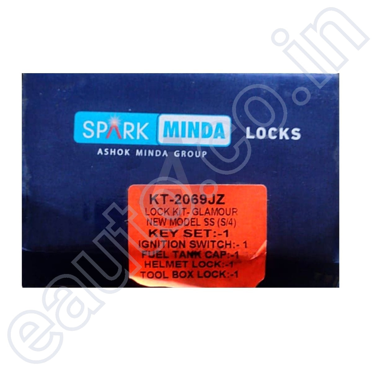 MINDA Lock Set for Hero Glamour New Model Self Start | 2 PIN