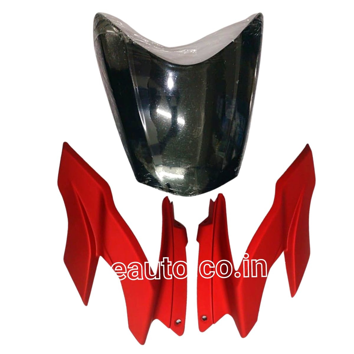 Visor for TVS Apache RTR 160 New Model | RTR 180 New Model | Matt Red